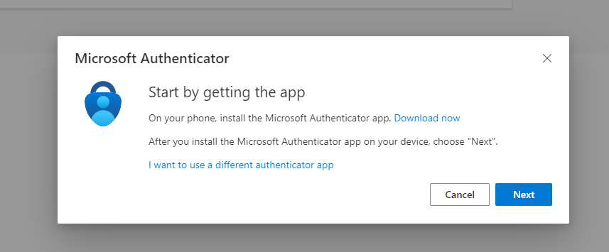 New Phone - Change Authenticator – MG2