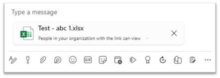 Document collaboration in a Chat within Microsoft Teams – MG2